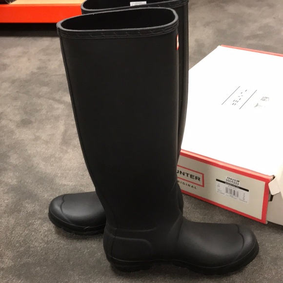 Hunter | Shoes | Tall Matte Black Hunter Boots | Poshmark